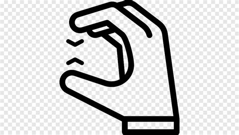 Pinch Finger Gesture Computer Icons Hand Angle Text Png PNGEgg