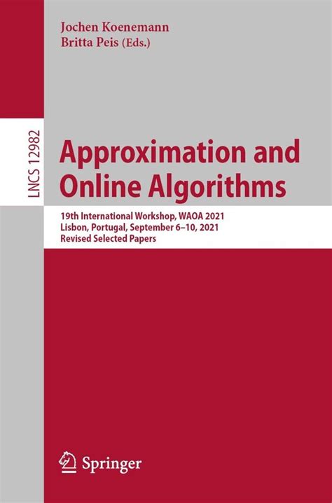 theoretical computer science and general issues 12982 approximation and online