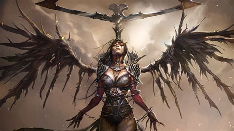 Magic Armor Angel Warrior Fantasy Art HD Wallpaper Rare Gallery