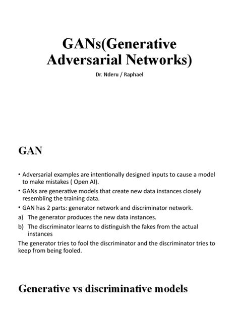 gans pdf algorithms cybernetics
