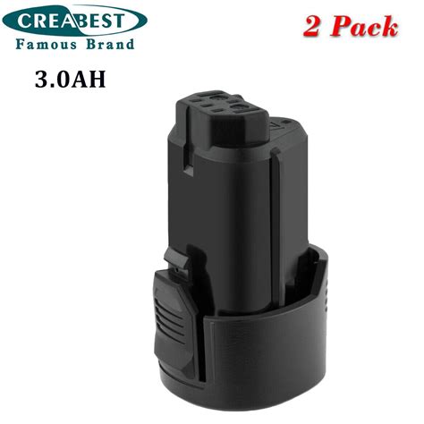 2x 3 0AH Li Ion Battery For AEG 12V BS12C BS12C2 BSS12C L1215 L1215R