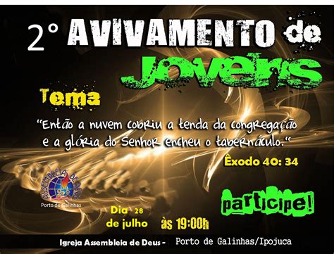 Assembléia de Deus em Porto de Galinhas 2 AVIVAMENTO DA UNIÃO DE JOVENS