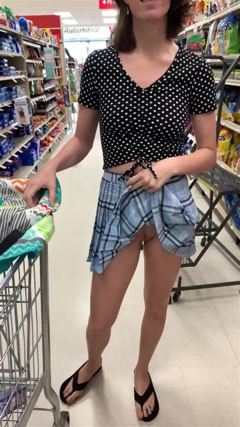 Having Fun Showing Daddy My Pussy At The Grocery Store Scrolller