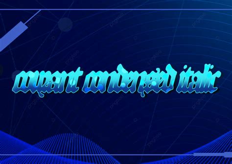 Courant Condenseditalic Font And Text Generator Pngtree