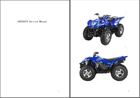 Hisun HS500ATV Service Repair Workshop Manual CD HS500 HS 500 ATV