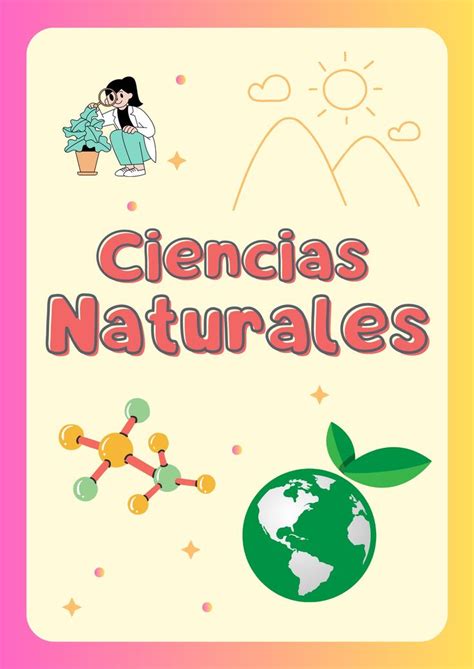 Caratula A4 Caratulas De Ciencias Naturales Caratulas De Ciencias