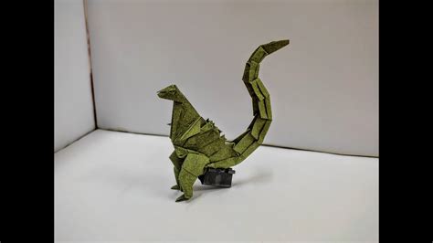 Origami Shin Godzilla How To Fold An Origami Shin Godzilla Step By