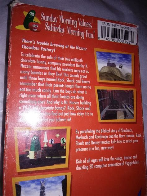 Mavin VeggieTales Rack Shack And Benny VHS 1998 Handling Peer