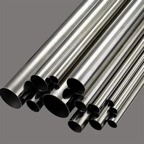 Round Polished Stainless Steel Pipe Material Grade SS304 Size 0 5 2