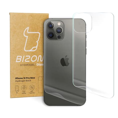 Folia hydrożelowa na tył Bizon Glass Hydrogel iPhone 12 Pro Max 2