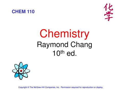General Chemistry Textbook Chang