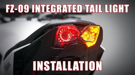 How To Install A Programmable Integrated Tail Light On A 17 20 Yamaha