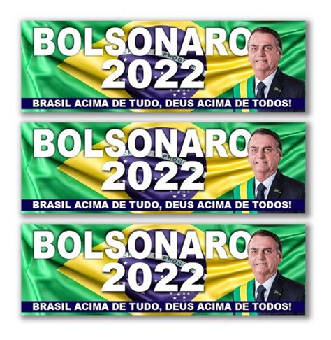 Kit 52 Adesivos Bolsonaro Presidente P Carro Eleições 2022