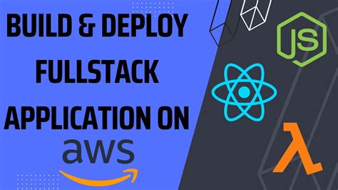 build and deploy fullstack react app on aws youtube