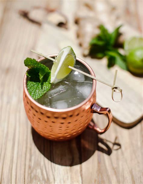 Cocktail Moscow Mule Pour Personne Recettes Elle Table