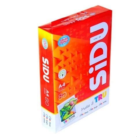 Jual KERTAS HVS SIDU A4 80 GRAM Shopee Indonesia