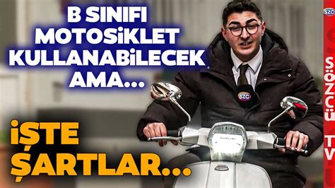 B Sınıfı Ehliyet Sahipleri 125 CC Motosiklet Kullanabilecek Ama Bu
