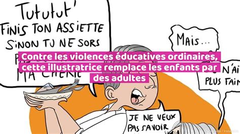 Contre les violences éducatives ordinaires cette illustratrice