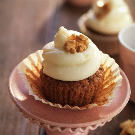 Cupcakes caseras de zanahoria y nueces superfáciles