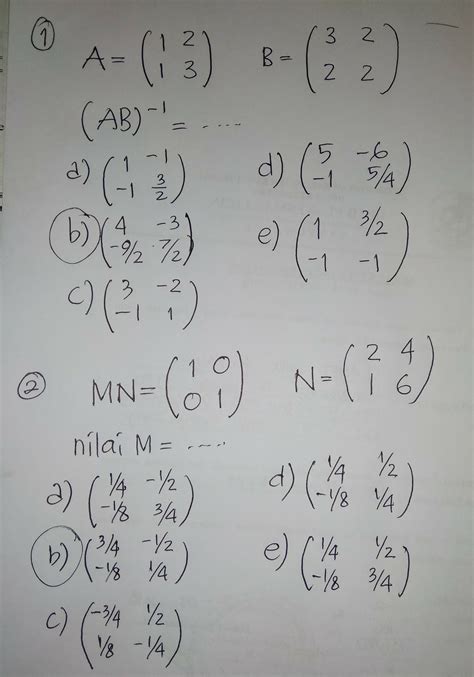 Detail Contoh Soal Penjumlahan Matriks Koleksi Nomer 8