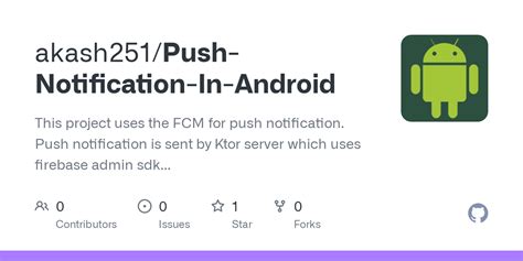 Github Akash Push Notification In Android This Project Uses The