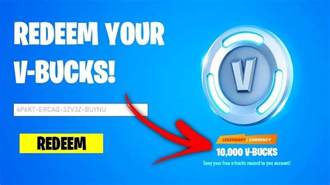 How To Redeem V Bucks For Free In Fortnite Free V