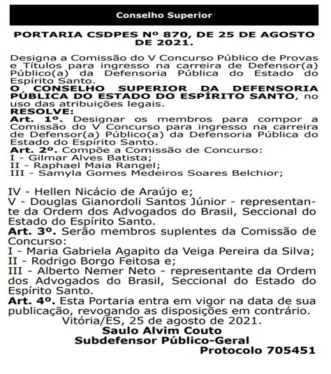 Edital DPE ES Defensor SAIU Concurso Oferta 35 Vagas VEJA