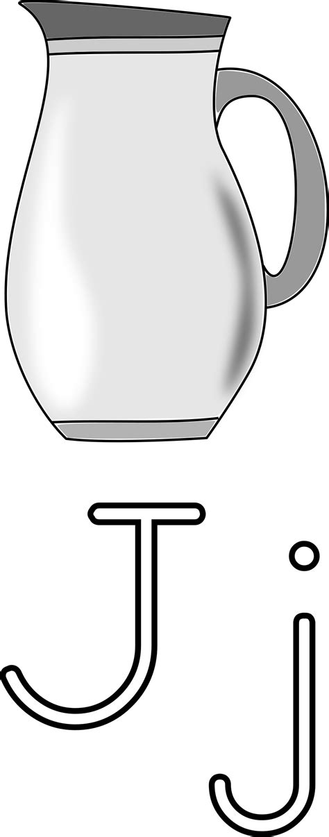 Ficha Para Colorear De La Letra J Kulturaupice