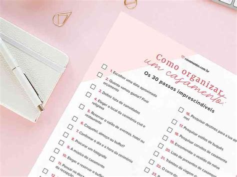 Como organizar um casamento checklist os passos imprescindíveis
