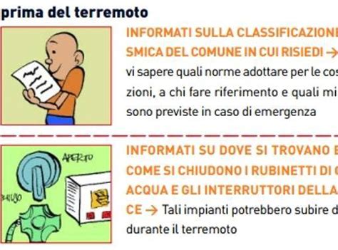 Prima Durante E Dopo Il Sisma La Guida Dice Cosa Fare