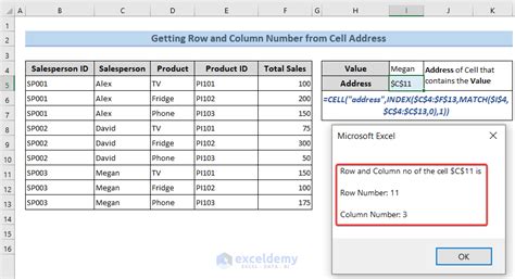 Excel VBA To Find Cell Address Based On Value 3 Examples