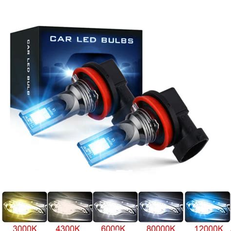 L Mpada LED De Nevoeiro Do Carro H11 H8 H4 H7 H9 H10 H1 9005 HB3