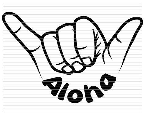 SHAKA HAND SVG Aloha Hand Hawaii Hawaiian Aloha Sign Png Etsy Singapore