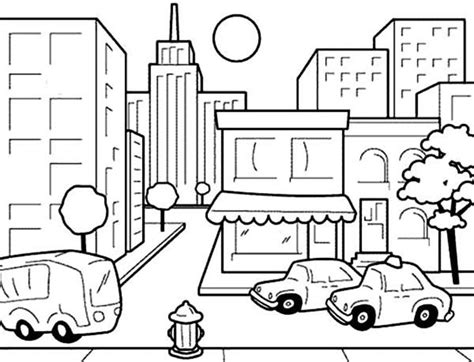 Desenho Cidade Para Colorir Desenho De Cidade Para Colorir E Imprimir