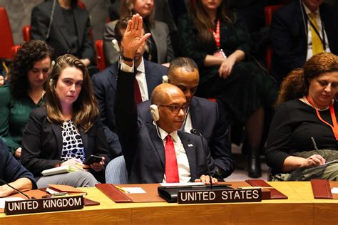 Estados Unidos Veta Resoluci N De Onu Que Ped A Cese De Fuego Inmediato