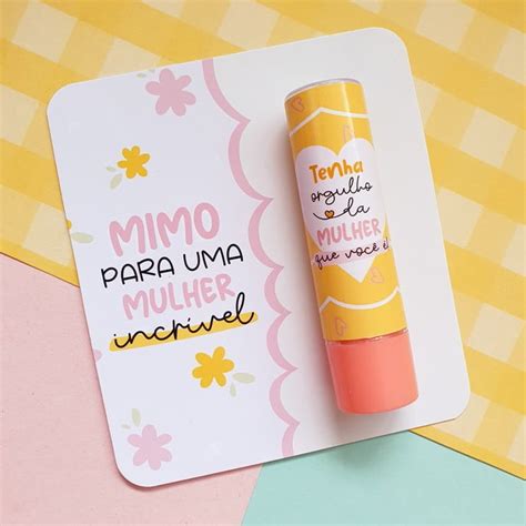 Arquivo Digital Cards Batom Dia Da Mulher 18m Elo7