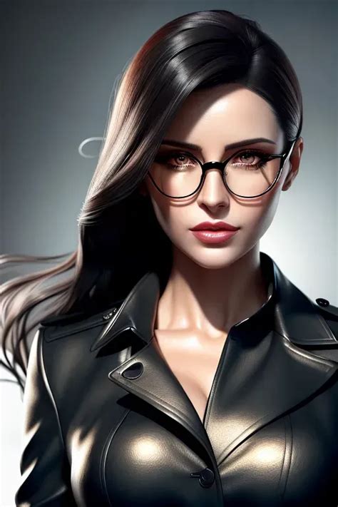 Dopamine Girl A Photo Of A Beautiful Woman Secret Agent Trench Coat