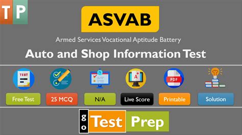 Asvab Auto And Shop Practice Test