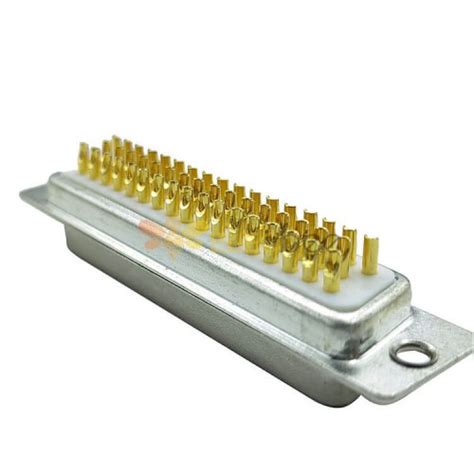 D SUB 50Pin Connector Straight Male Solder Type 50pin 3 Row Solid Pin