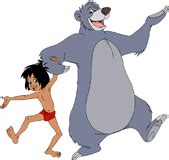 Baloo And Mowgli Clip Art Disney Clip Art Galore