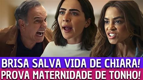 TRAVESSIA Brisa Salva Vida De Chiara E Descobre Segredo Chocante Que