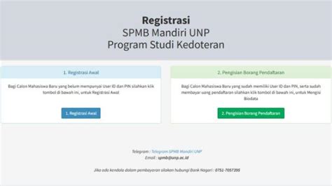 Syarat Dan Cara Daftar Jalur Mandiri Pendidikan Kedokteran UNP 2023