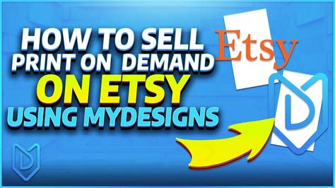 How To Sell Print On Demand On Etsy Using MyDesigns YouTube