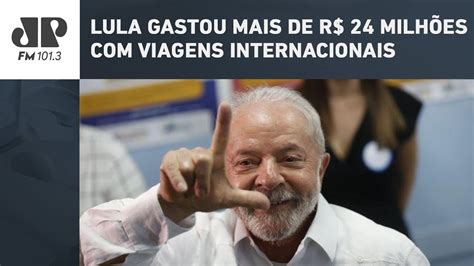 LULA GASTOU MAIS DE R 24 MILHÕES VIAGENS INTERNACIONAIS APENAS NO