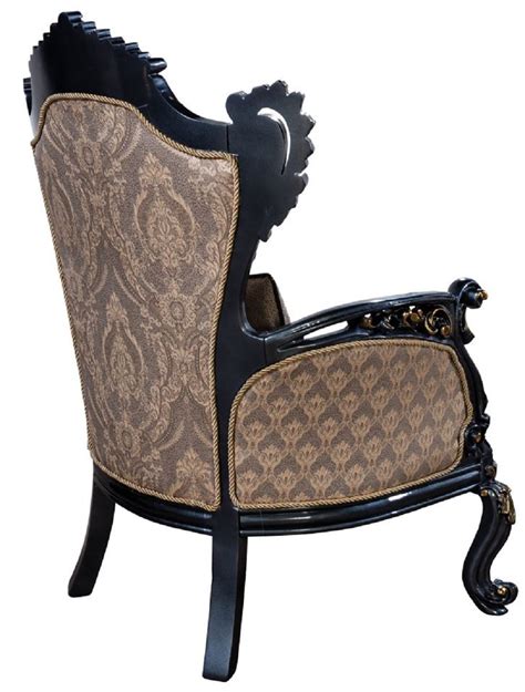 Casa Padrino Ensemble De Salon Baroque De Luxe Gris Bleu Or 2