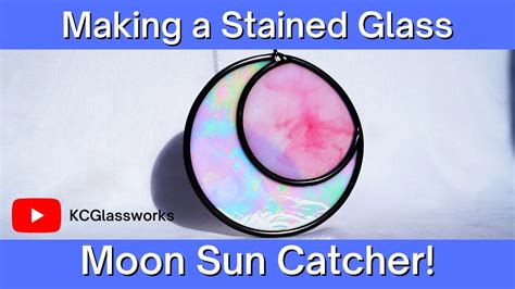 Making A Stained Glass Moon Sun Catcher YouTube