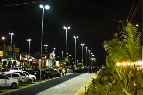 Prefeitura Do Natal Inaugura Ilumina O De Led Da Avenida Praia De