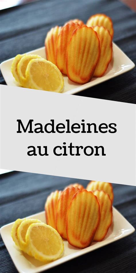 Madeleine Au Citron Cyril Lignac Artofit