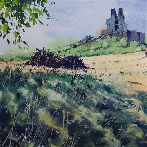 Tim Wilmot Watercolour Artist On Instagram The Ruins Of Chateau De