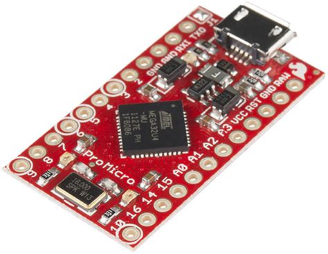Dev Sparkfun Electronics Arduino Pro Micro U V Mhz